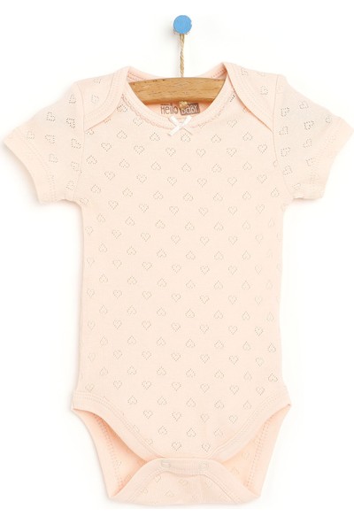 Hello Baby Hellobaby Jakarlı Kısa Kol Body Hello Baby Hellobaby Jakarlı Kısa Kol Body