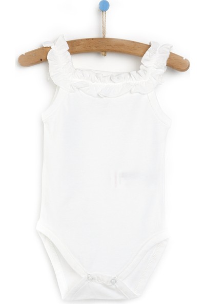 Newborn Fashion Club Fırfır Detay Ip Askılı Body