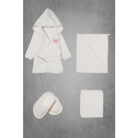 Helenito Bebek Banyo Seti ve Bornoz 4'lü Çok Amaçlı Fiyatı