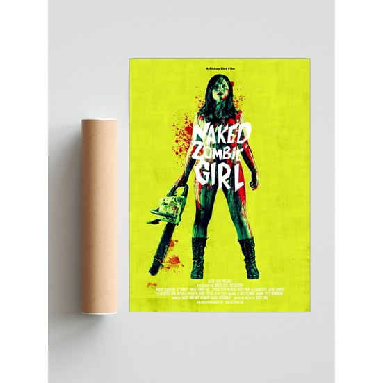 Naked Zombie Girl Ingilizce Poster Fiyatı Taksit Seçenekleri