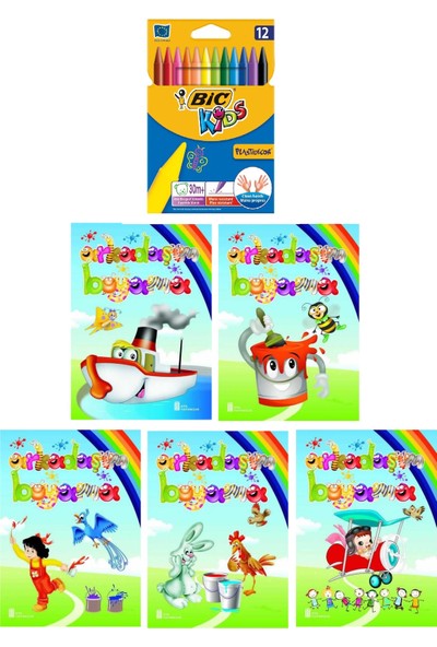 Arkadaşım Boyama Seti + Silinebilir 12 Pastel Boya Arkadaşım Boyama Seti + Silinebilir 12 Pastel Boya