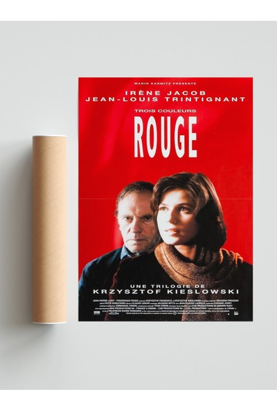 Trois Couleurs : Rouge Fransızca Poster
