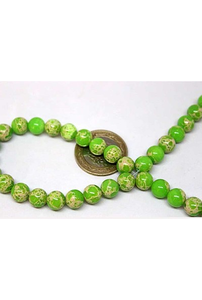 Yaşam Tohumu Varisit Taşı Açık Yeşil 8mm/5 Adet