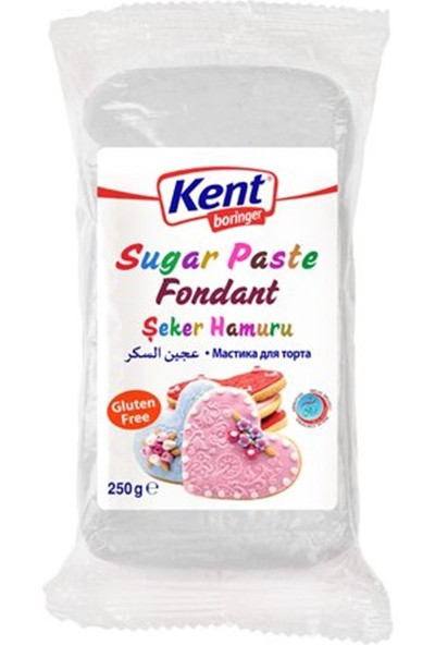 Kent Boringer Şeker Hamuru Beyaz 250 gr Kent Boringer Şeker Hamuru Beyaz 250 gr