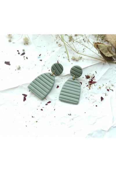 Tan Clay Design Tan Clay Tasarım Kil Küpe