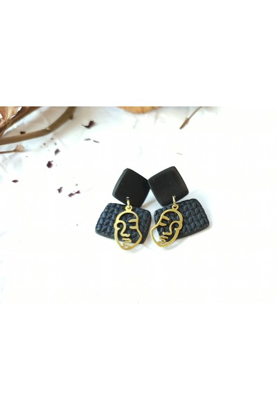 Tan Clay Design Tan Clay Tasarım Kil Küpe