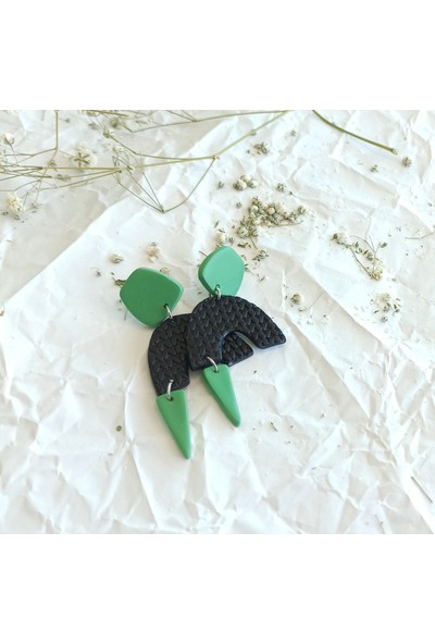 Tan Clay Design Tan Clay Tasarım Kil Küpe