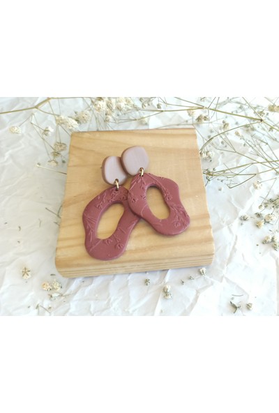 Tan Clay Design Tan Clay Tasarım Kil Küpe