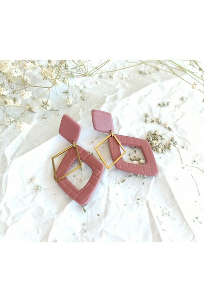 Tan Clay Design Tan Clay Tasarım Kil Küpe