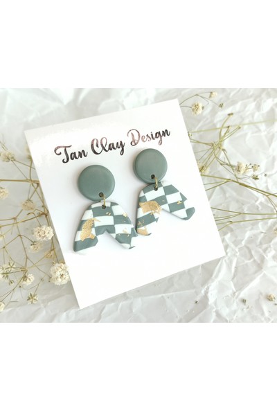 Tan Clay Design Tan Clay Tasarım Kil Küpe