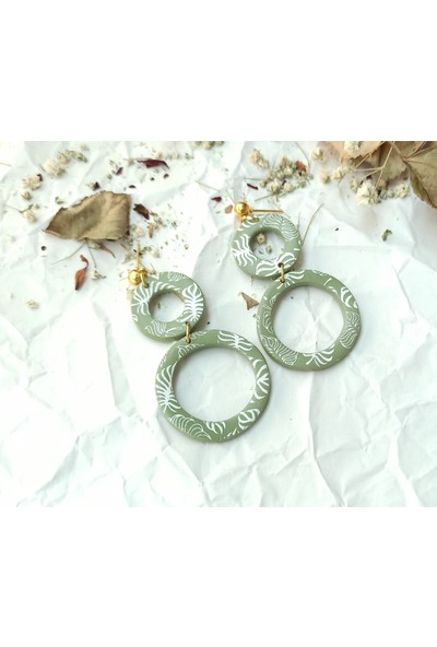 Tan Clay Design Tan Clay Tasarım Kil Küpe