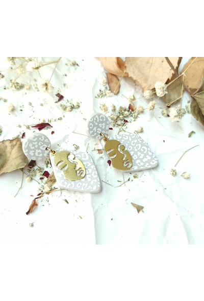 Tan Clay Design Tan Clay Tasarım Kil Küpe