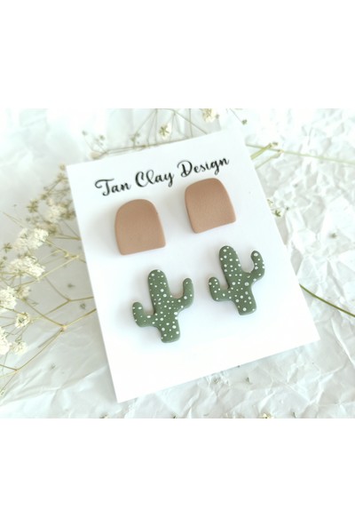 Tanco Design Tasarım Kil Küpe