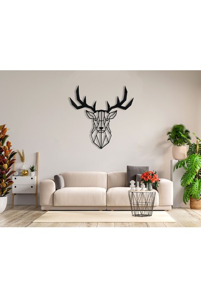 Geyik Metal Tablo (50 cm x 50 Cm)