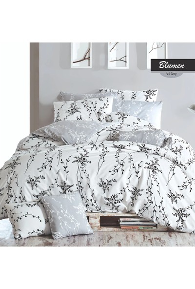 Majoli Çift Kişilik Nevresim Takımı - Blumen Majoli Çift Kişilik Nevresim Takımı - Blumen