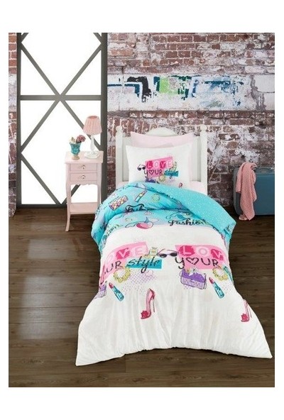 Majoli Tek Kişilik Nevresim Takımı - Funny Story Majoli Tek Kişilik Nevresim Takımı - Funny Story