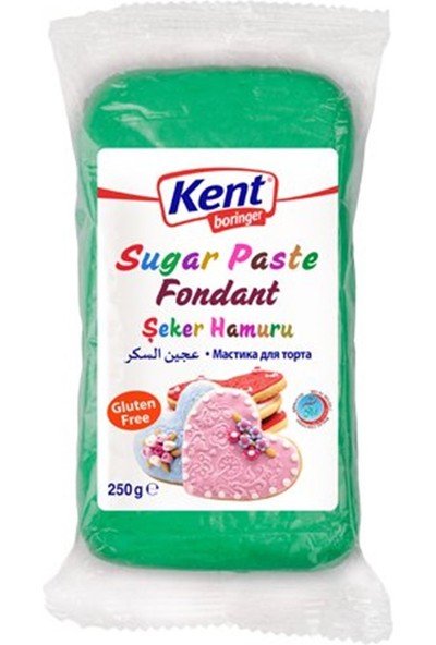 Kent Boringer Şeker Hamuru Yeşil 250 gr Kent Boringer Şeker Hamuru Yeşil 250 gr