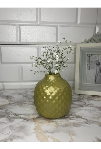 Parla Dekoratif Vazo Gold Sera PS3914