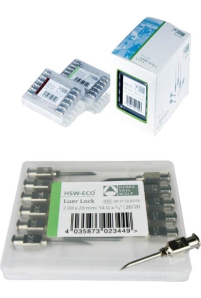 Birlik Henke Çelik Enjektör Iğne Ucu 1.20 mm x 15 mm - 18 G 5/8