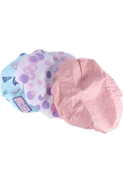 Gördur (6adet) 3lü Duş Bonesi Saç Bonesi