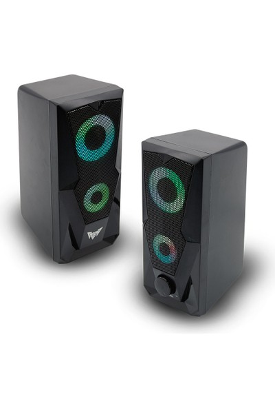 Crown Micro CMS-1003-7 Aydınlatmalı 5WX2 10W Usb+3.5mm 65DB Speaker 1+1 Hoparlör Crown Micro CMS-1003-7 Aydınlatmalı 5WX2 10W Usb+3.5mm 65DB Speaker 1+1 Hoparlör