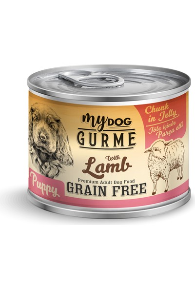 My Dog Mydog Kuzu Parça Etli Jöleli Yavru Köpek Konservesi 200GR (24'lü) My Dog Mydog Kuzu Parça Etli Jöleli Yavru Köpek Konservesi 200GR (24'lü)