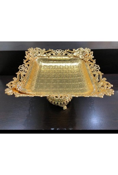 Ceyyiz Gold Kristal Taşlı Çikolatalık Meyvelik LKM-159