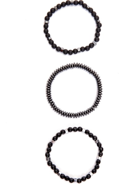 Pierre Cardin Siyah 3'lü Bileklik 50255231-001