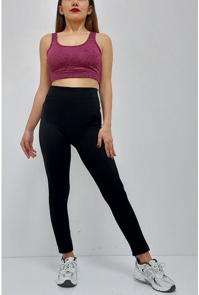 Nocna Fashion Yüksek Bel Termal Tayt Siyah NCF13SIYAH