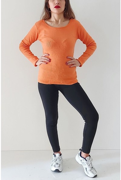 Nocna Fashion Bisiklet Yaka Kazak Yavruağzı NCB23YAVRUAĞZI