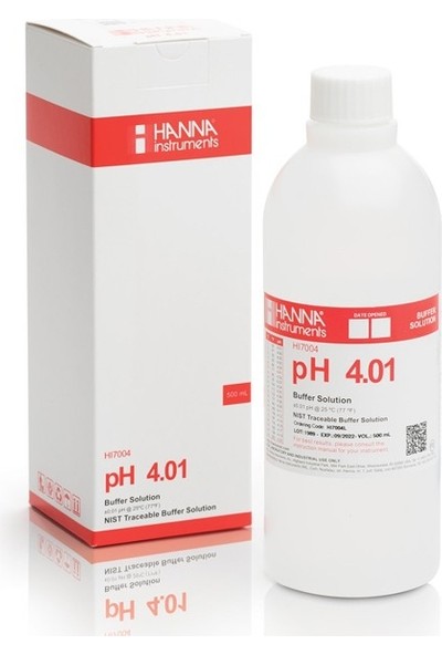 Hanna HI7004L Ph4 Kalibrasyon Solüsyon Çözeltisi 500ML Hanna HI7004L Ph4 Kalibrasyon Solüsyon Çözeltisi 500ML