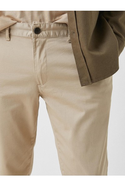 Koton Erkek Basic Slim Fit Chino Pantolon
