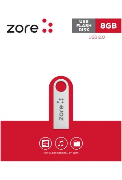 Metal 2.0 USB 8 GB Flash Bellek Metal 2.0 USB 8 GB Flash Bellek