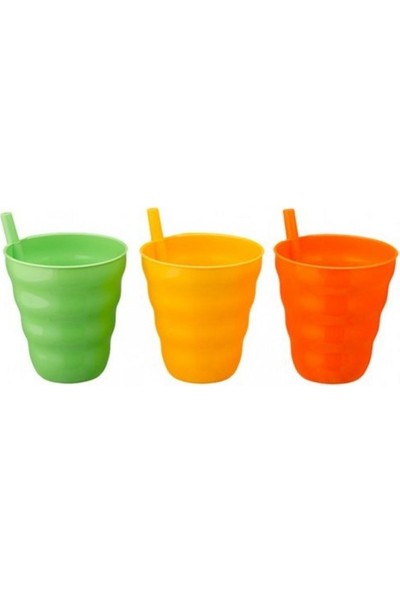 Pipetli Bardak 3lü Poşetli Bpa Içermez