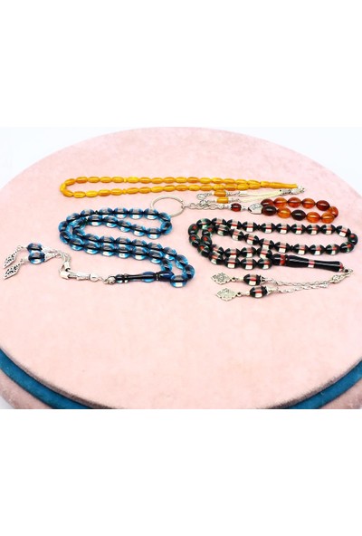 Karışık Dörtlü Set Toz Kehribar Tesbih