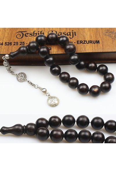 Küre Kesim Maskot Abanoz Tesbih Küre Kesim Maskot Abanoz Tesbih