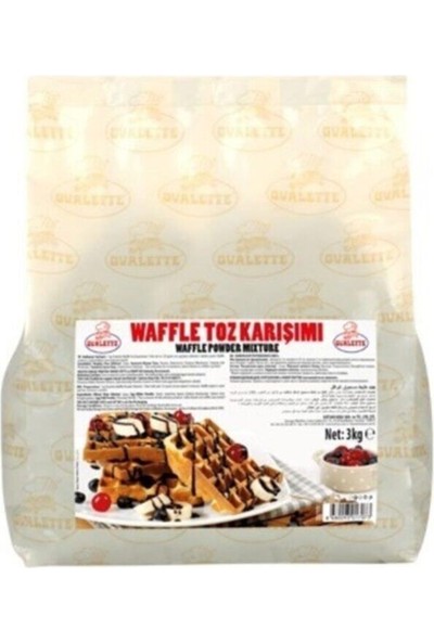 Katsan Ovalette Katsan Waffle Toz Mix Karışımı 3 kg