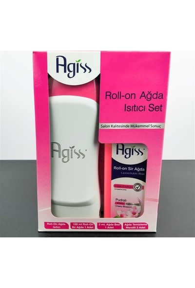 Agiss Özel Paket Roll-On Sir Ağda Isıtıcılı Set Agiss Özel Paket Roll-On Sir Ağda Isıtıcılı Set
