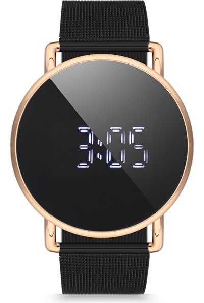 Dekula Unisex Dokunmatik Kol Saati Hasır Metal Kordon