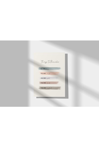 Canvas Burada Motivasyon Verici Tablo