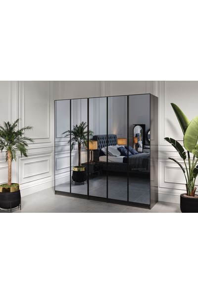 Amsterdam 5 Kapılı Gardırop