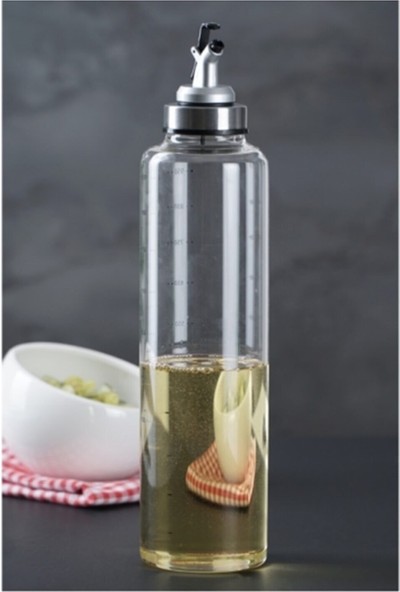 Yzhome 950ML Borosilikat Cam Damlatmaz Ölçekli Yağlık Sirkelik Yzhome 950ML Borosilikat Cam Damlatmaz Ölçekli Yağlık Sirkelik