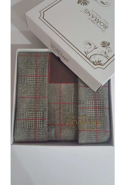 Romans Nevresim Takımı Ranforce Çift Kişilik -Plaid