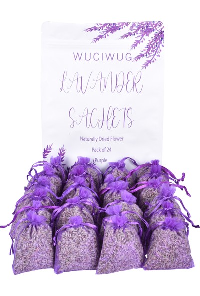 Wucıwug Kurutulmuş Lavanta Keseleri, Çekmeceler ve Dolaplar Için Lavanta Koku Keseleri - 24 Adet Mor Lavanta Kesesi - Hediyelik, Nikah Lavanta Kesesi Wucıwug Kurutulmuş Lavanta Keseleri, Çekmeceler ve Dolaplar Için Lavanta Koku Keseleri - 24 Adet Mor Lavanta Kesesi - Hediyelik, Nikah Lavanta Kesesi