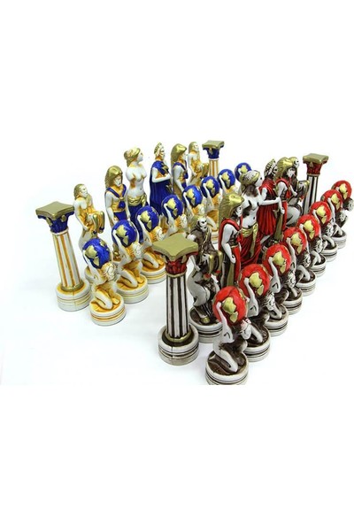 Tuuverse Satranç Taşı Polyester Büyükboy Herkül Dekoratif Hediyelik