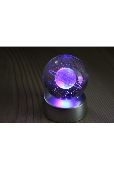 Winter House Satürn Çemberinde Yürüyen Kız Işıklı Cam Küre Winter House Satürn Çemberinde Yürüyen Kız Işıklı Cam Küre