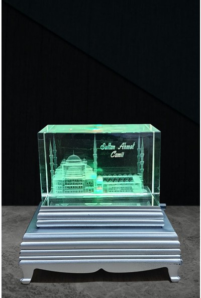 3d Kristalim Sultan Ahmet Camii Motifli Işıklı