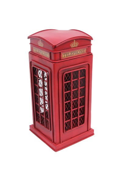 Her Şey Burada Ingiliz Telefon Kulübesi Kumbara