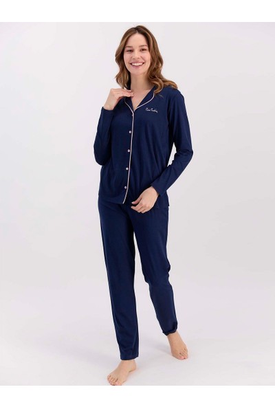 Pierre Cardin Kadın Gelin Modal Pamuk Gömlek Pijama Takımı 7717 Pierre Cardin Kadın Gelin Modal Pamuk Gömlek Pijama Takımı 7717