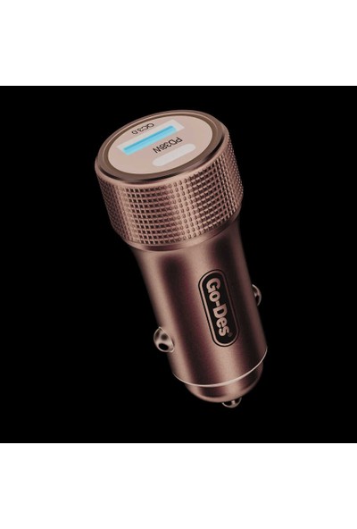 MobaxAksesuar Araç Şarjı 38W Pd + 3.0 USB Go Des QC2018